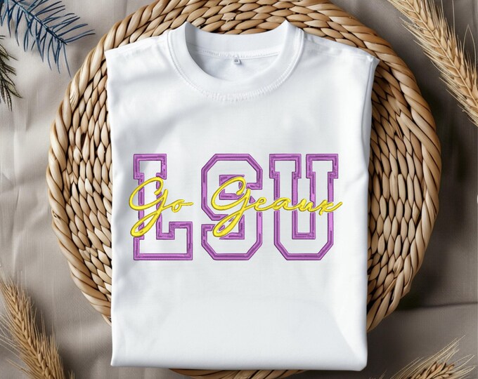 LSU Tiger Face With Tiger in Script Tiger Purple and Gold PNG - Etsy