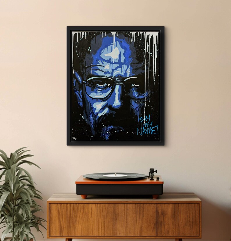 Walter White Drip (canvas Painting 24inx30in.) - Etsy