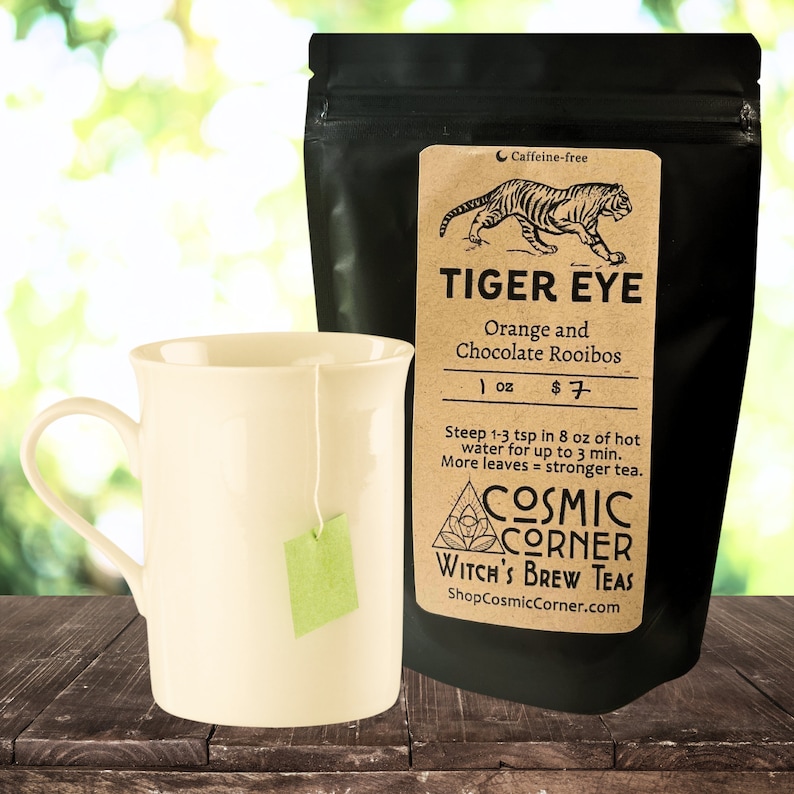 Tiger's Eye Tea || Orange and Chocolate Rooibos - Etsy