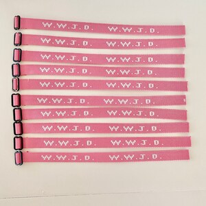 Breast Cancer Awareness W.W.J.D. Bracelet - Etsy Canada