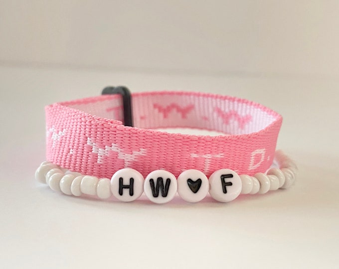Hwlf Seed Bead Bracelet/ He Would Love First Bracelet With Heart ...