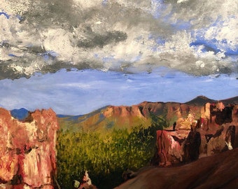 Caprock Canyon Painting - Etsy