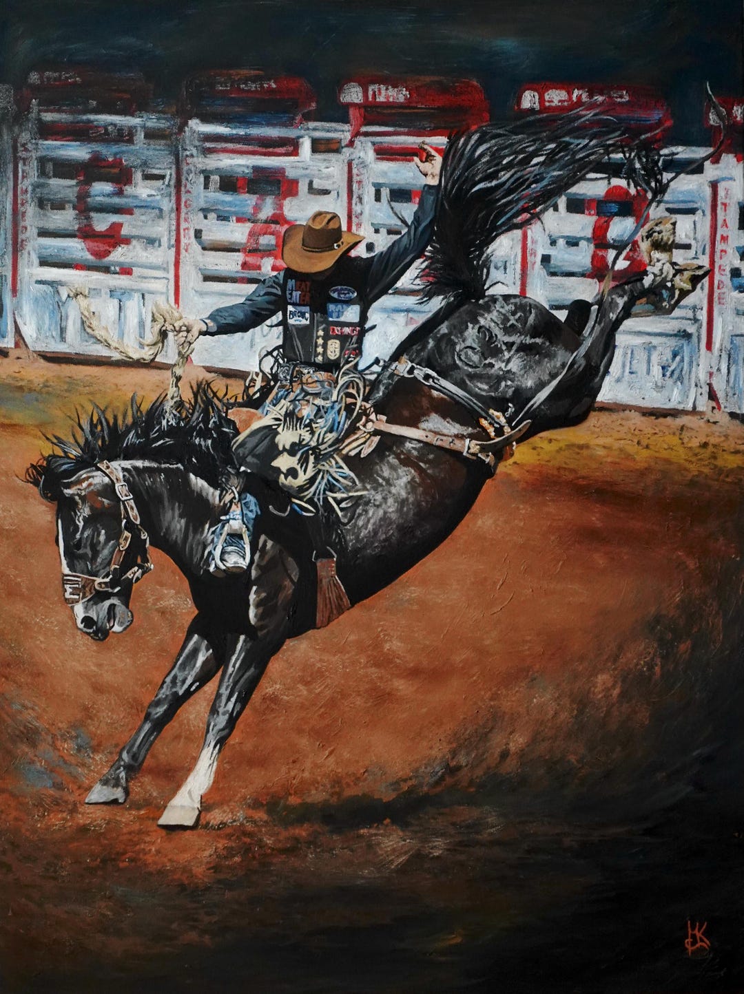 Stampede Framed Print - Etsy