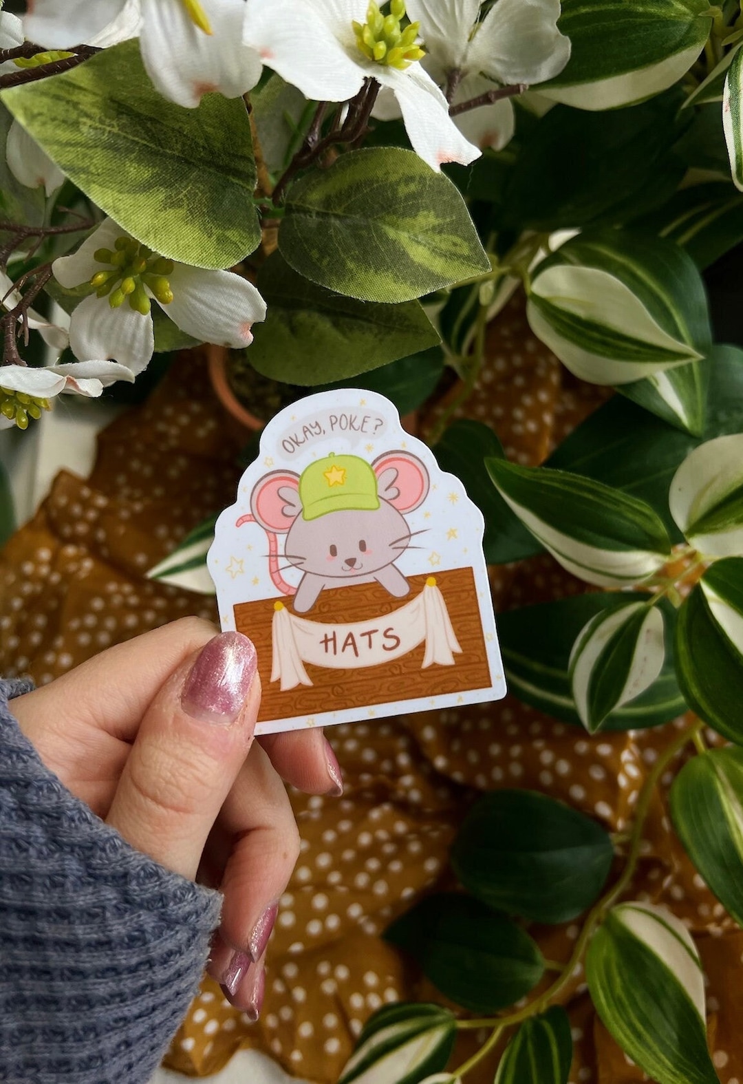 Hat Mouse Vinyl Sticker | Stardew Valley - Etsy