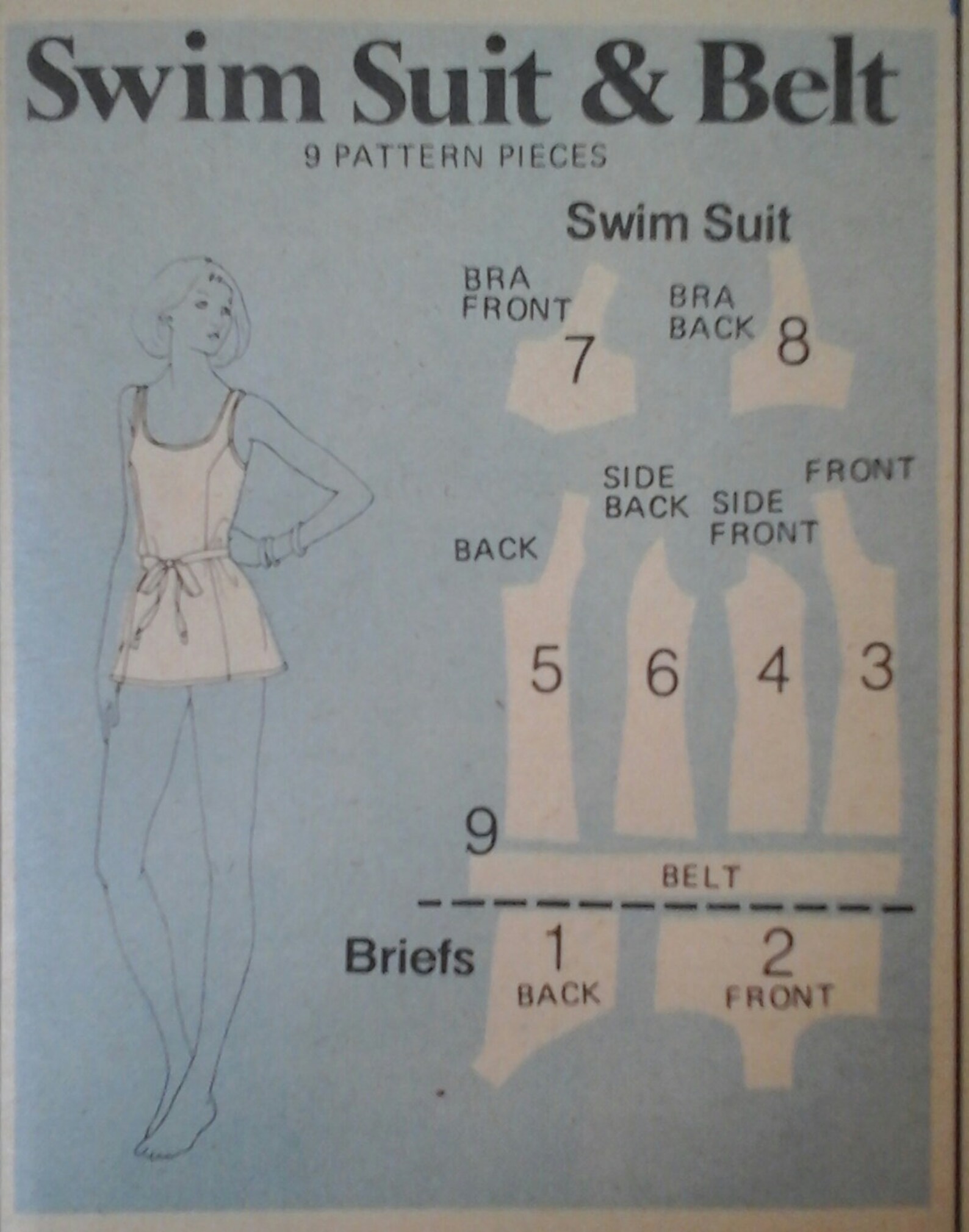 Butterick 4862 Misses Caftan and Swimsuit Pattern size 10 | Etsy