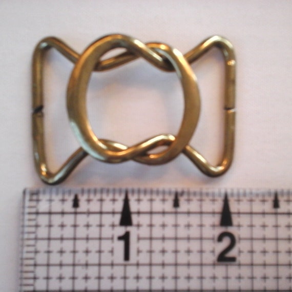 Vintage E-Z Non Tarnish 2-piece interlocking Belt Buc… - Gem