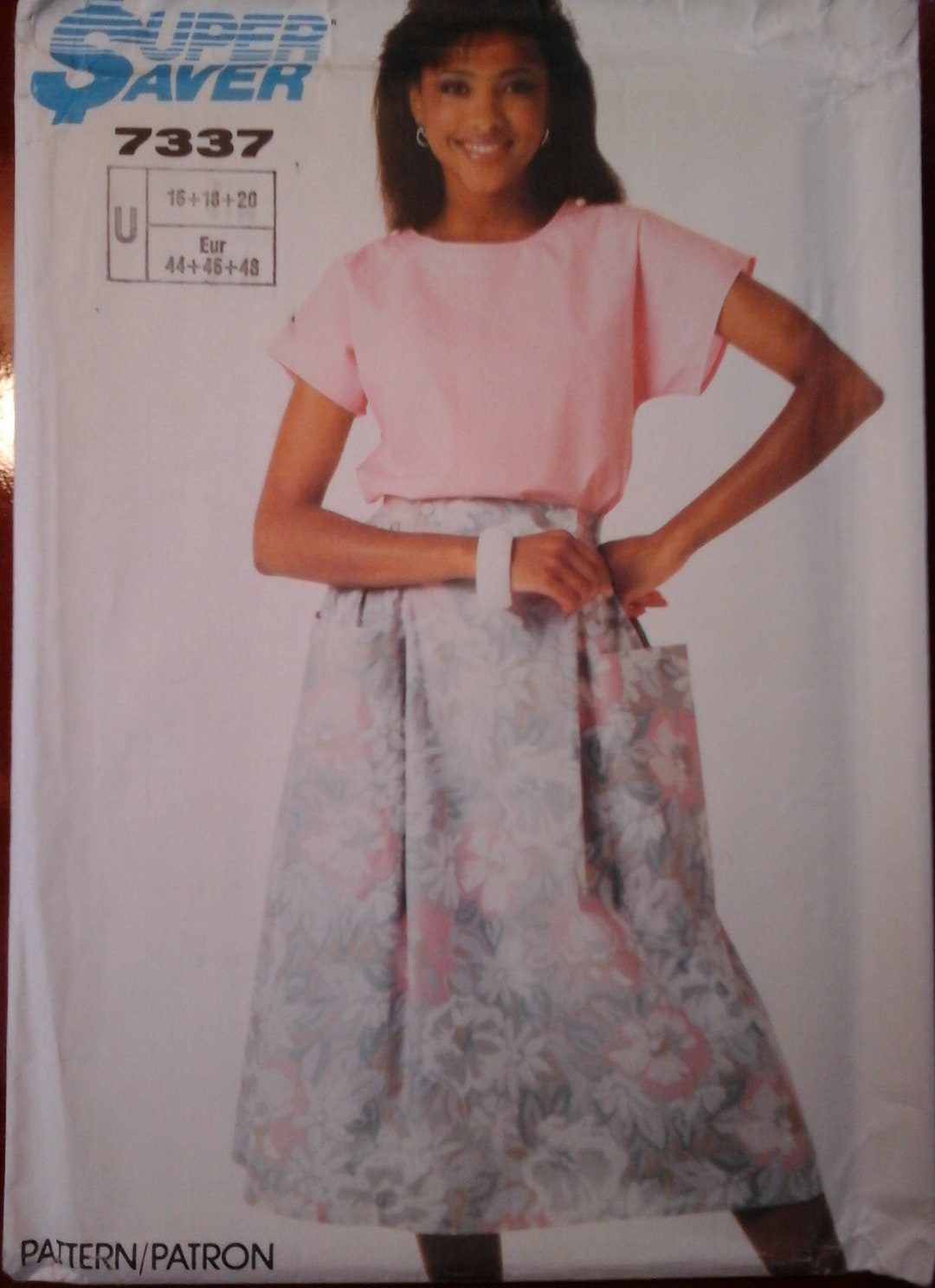 FF Simplicity 7337 Misses Skirt and Top Sewing Pattern, Size 16-18-20 ...