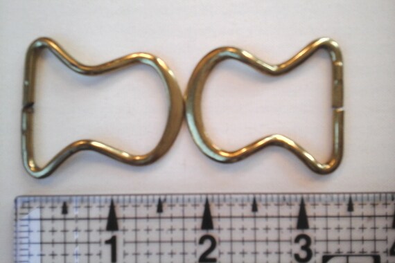 Vintage E-Z Non Tarnish 2-piece interlocking Belt Buc… - Gem