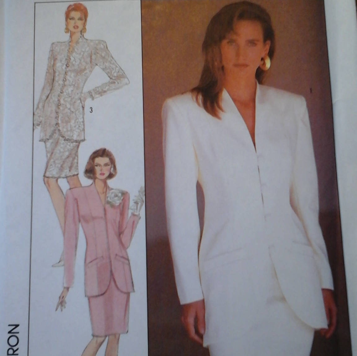 1980s Simplicity 8433 Misses Semi-fitted Suit With Lined Jacket Pattern ...