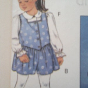 Butterick 5583 Childrens and Girls Jumpsuit or Romper Pattern, Sizes 4 ...