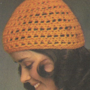 PDF Vintage 70s Simplicity 9700 Crochet Shorts, Vest and Hat Pattern ...