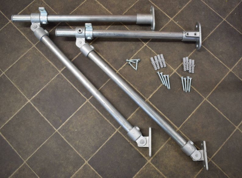 Pair of Industrial Style Cantilever Supports for Desk/bar - Etsy UK