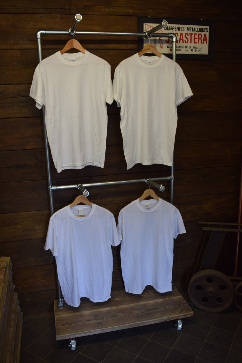 4 Front Industrial Style Double Height Front Facing Hanging | Etsy UK