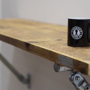 Pair of Industrial Style Cantilever Supports for Desk/bar, Heavy Duty ...