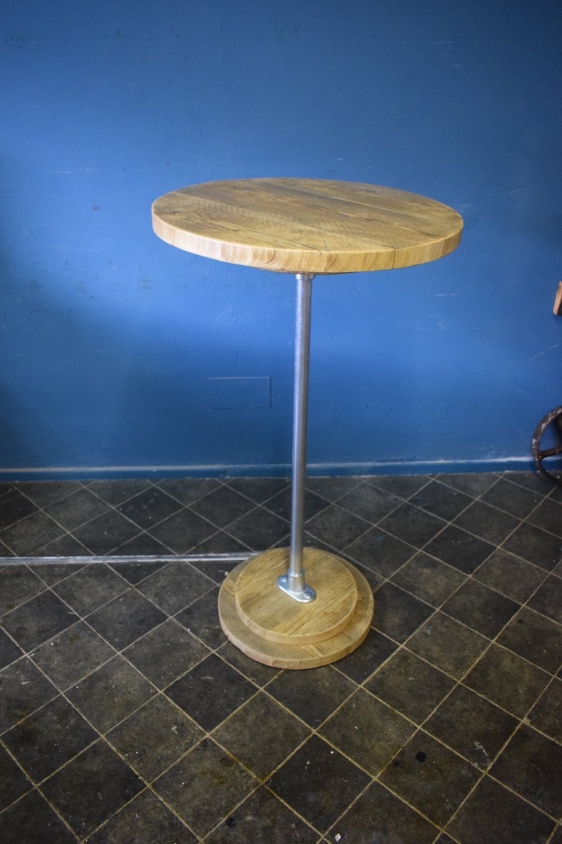 Industrial Style 60cm Poseur Table/bar Galvanised Steel and - Etsy UK