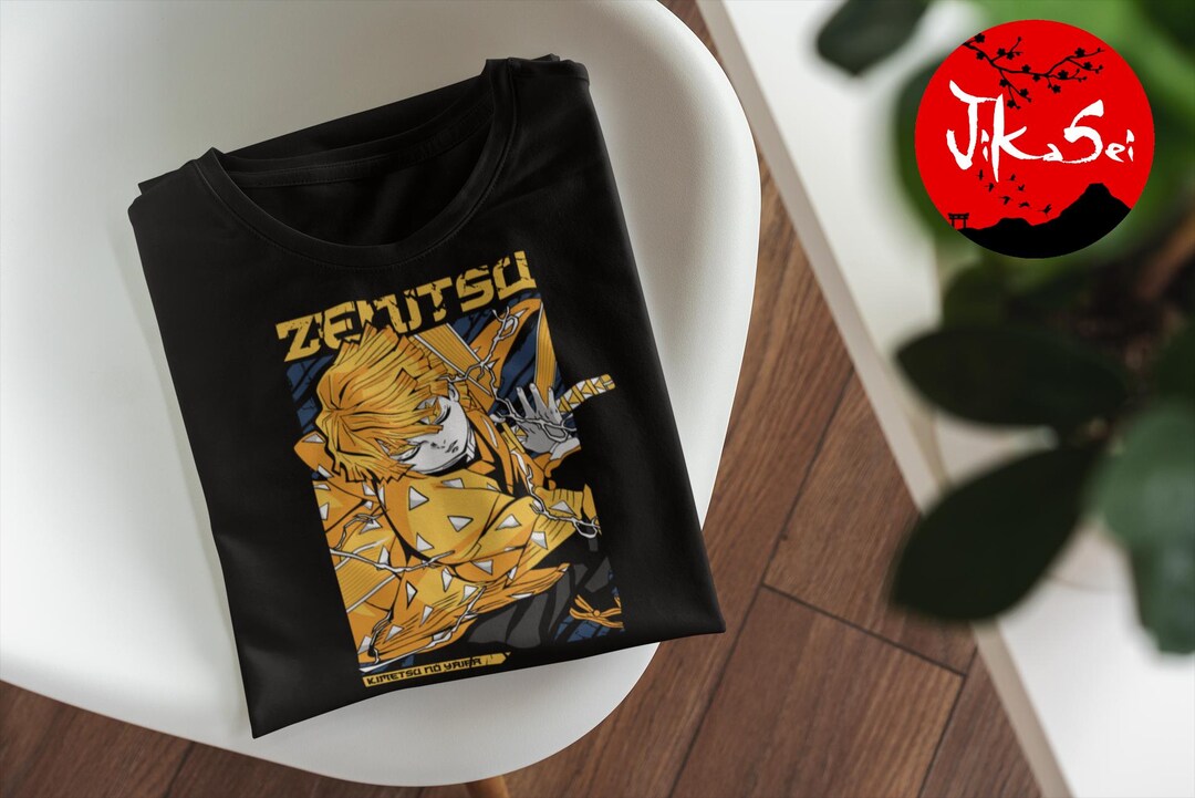 Zenitsu T-shirt Inspired by the Hit Anime Series "demon Slayer" - Etsy