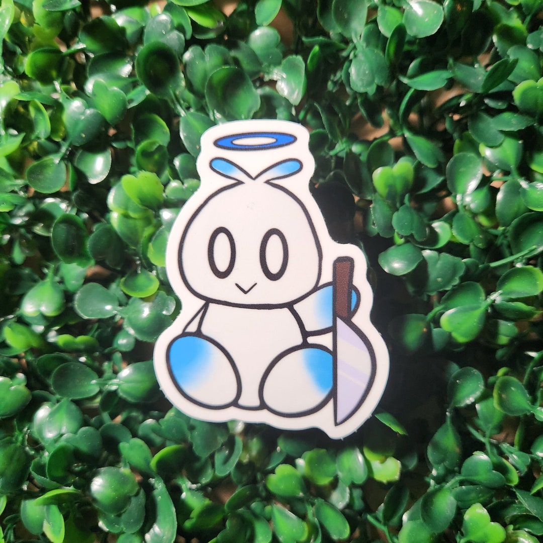 Edgy Sonic Angel Chao Sticker - Etsy