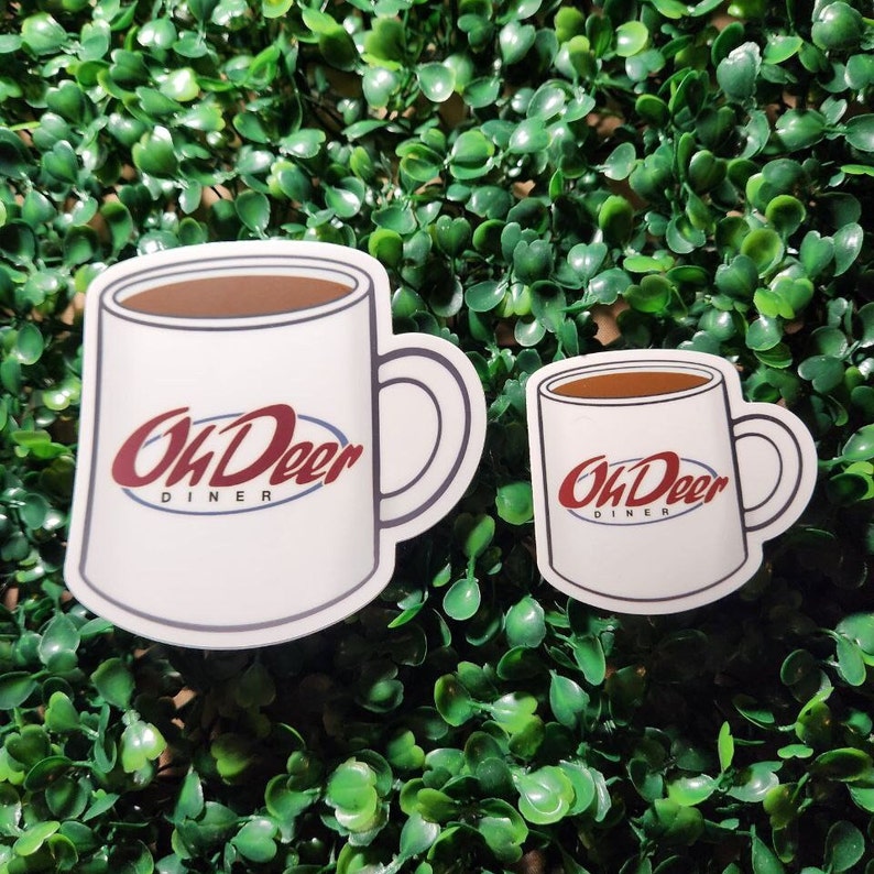 Oh Deer Diner Mug Sticker | Alan Wake 2 - Etsy