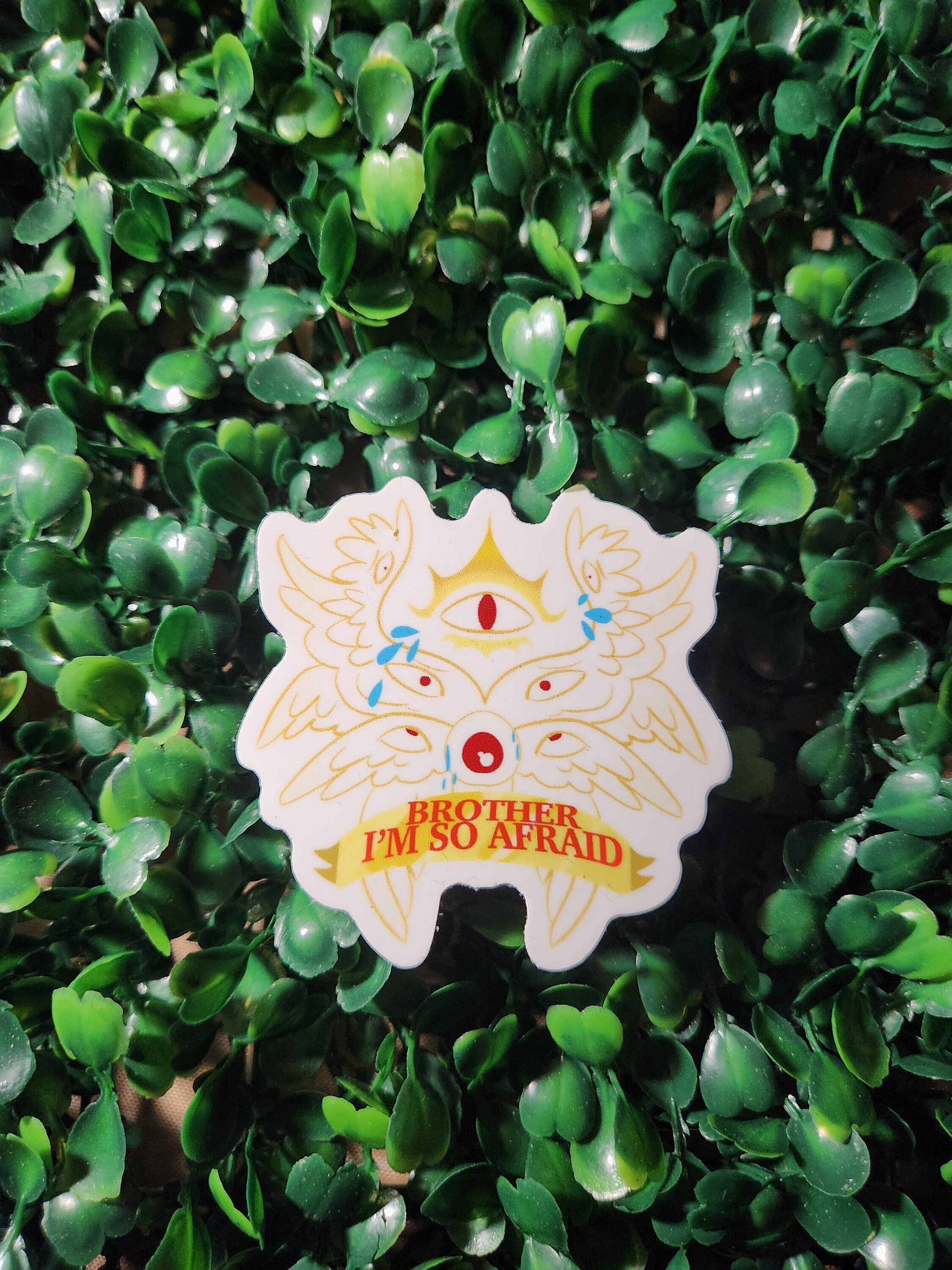 Biblically Accurate Angel Stickers Uncanny Guests - Etsy