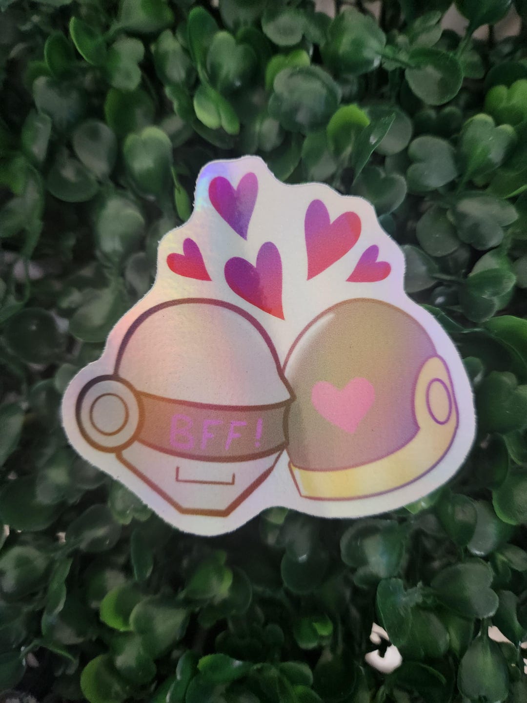 Daft Punk | Digital Love | Holograph Stickers - Etsy