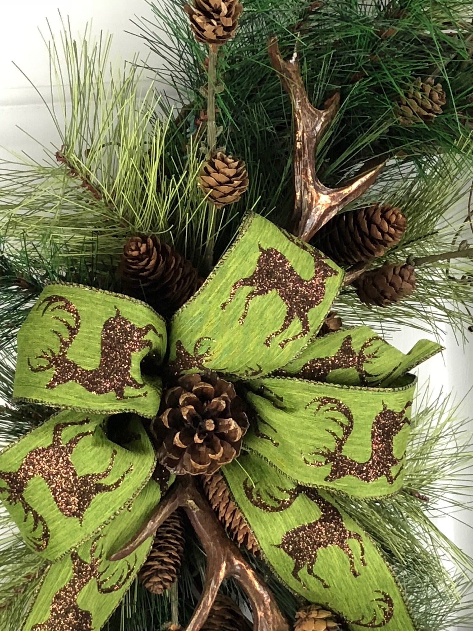 Woodland Wreath Antler Wreath Elk Wreath Deer Wreath | Etsy