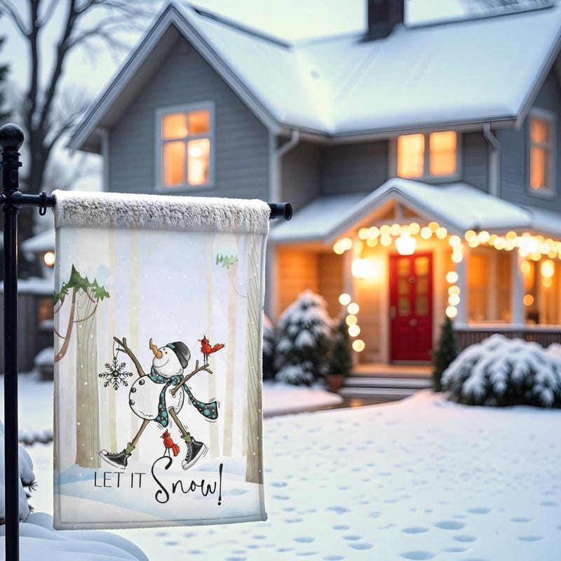 Let It Snow Banner - Etsy