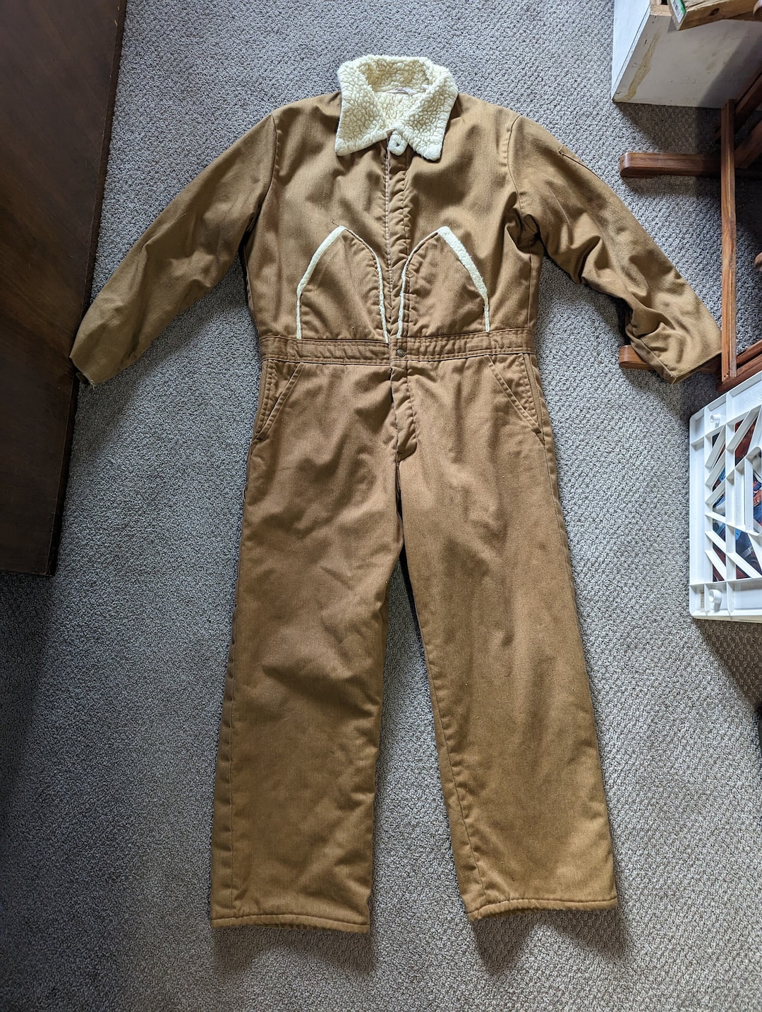 Vintage Key Imperial Sherpa Insulated Aviator Coveralls - Etsy