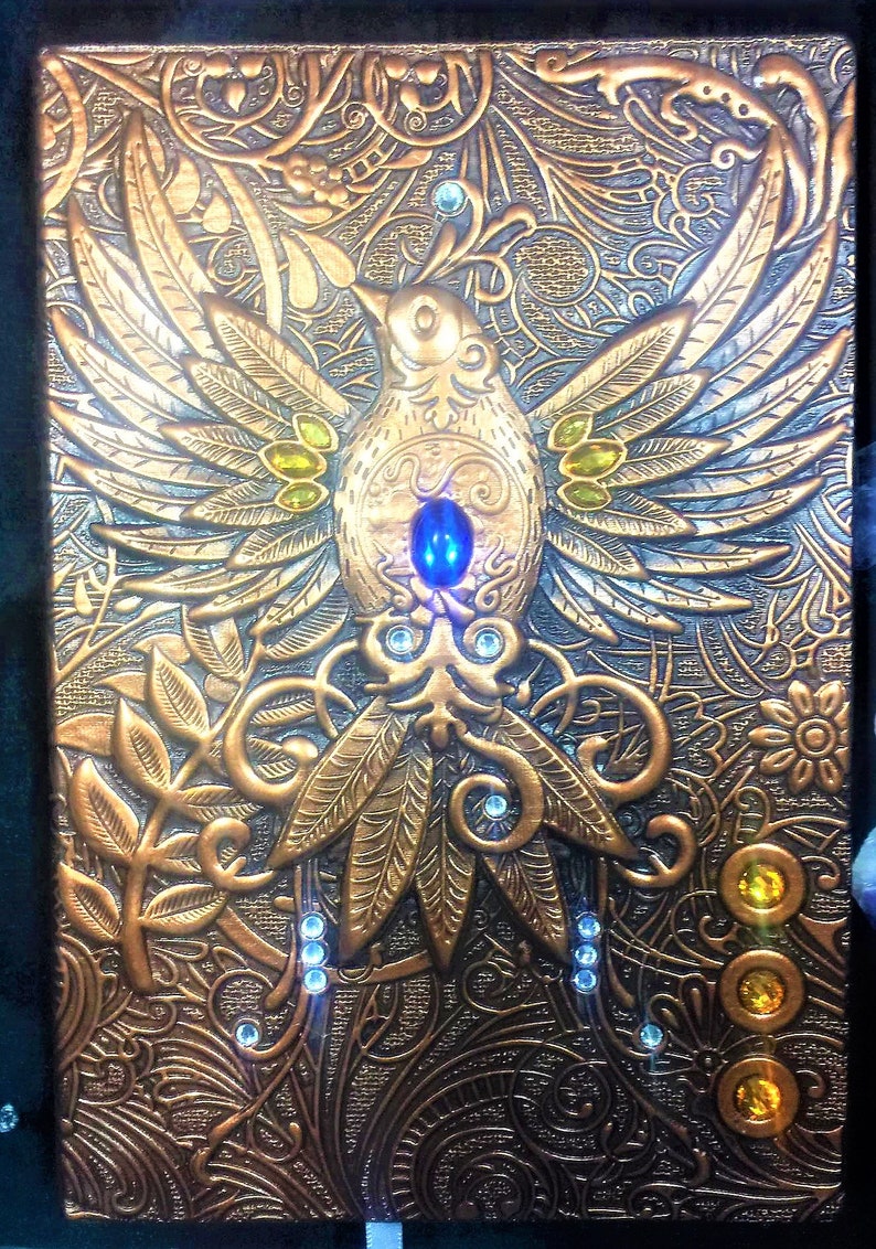 The Phoenix / Kaha Bird Book of Shadows - Etsy