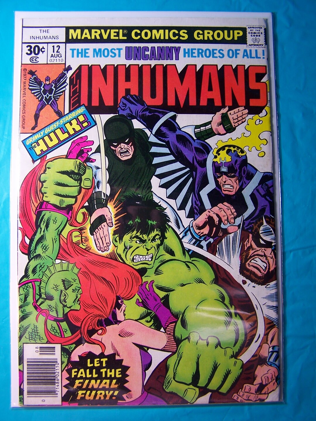 1977 Inhumans 12 hulk Cover - Etsy