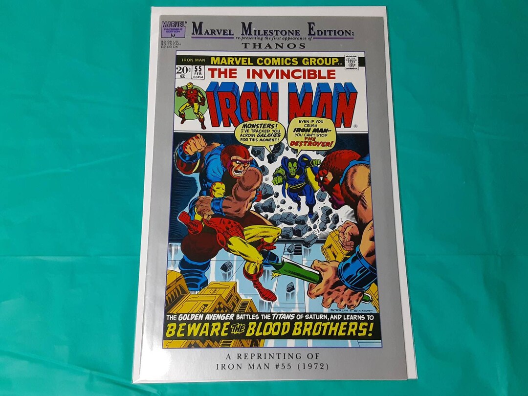 1992 Marvel Milestone Edition: Iron Man #55 - Etsy