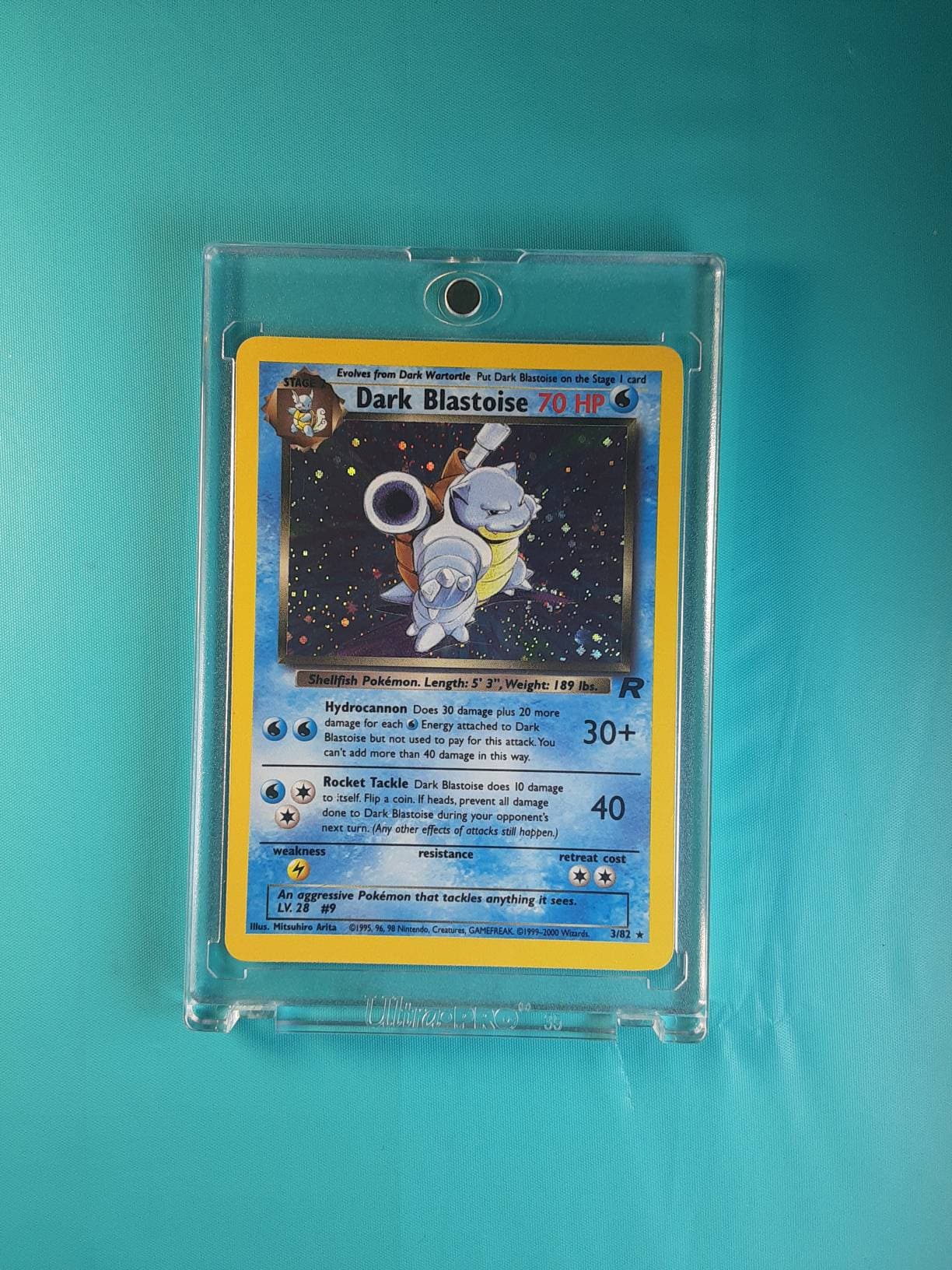 Dark Blastoise 3/82 (holographic) Pokemon Card - Etsy Dark Blastoise 3/82 (holographic) Pokemon Card - Etsy