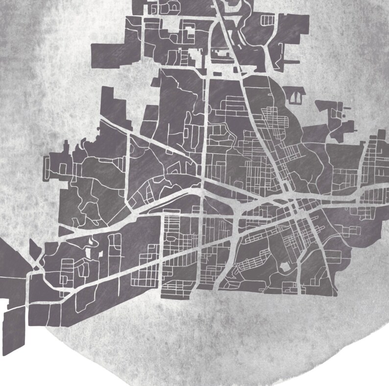 Newark, Ohio-neighborhood Map - Etsy