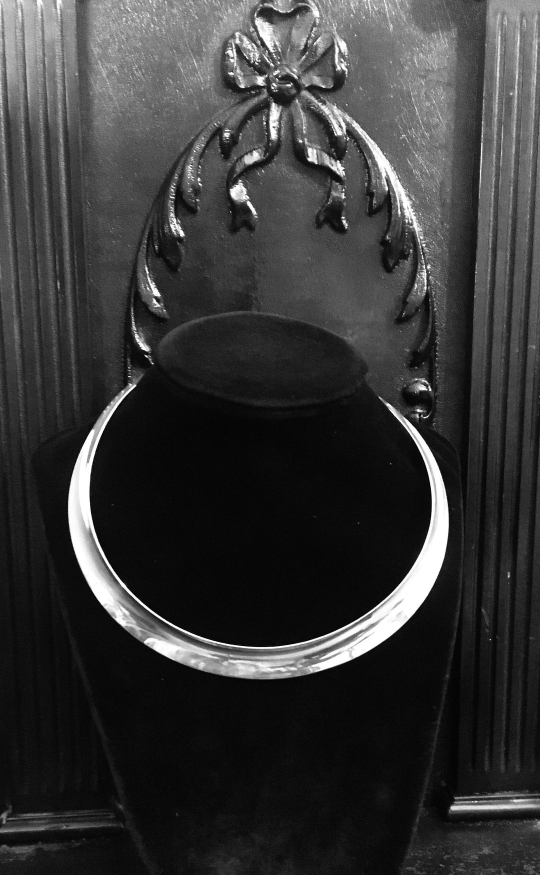 Vintage Ed Levin Handmade Sterling Silver Collar Necklace 29g Designer ...