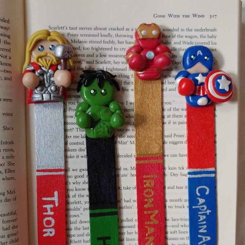 Avengers Bookmark - Etsy