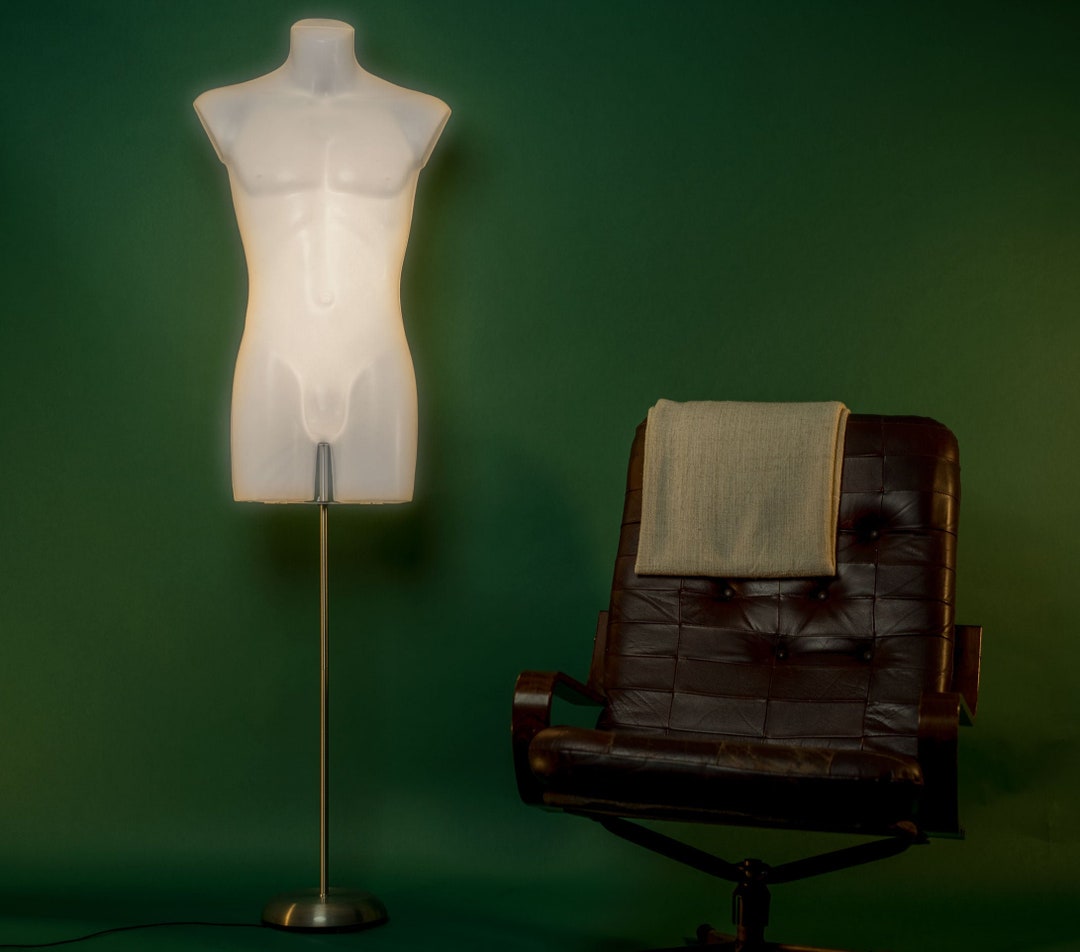 Mannequin Floor Lamp Male - Etsy