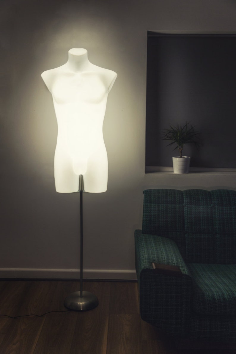 Mannequin Floor Lamp - Male - Etsy