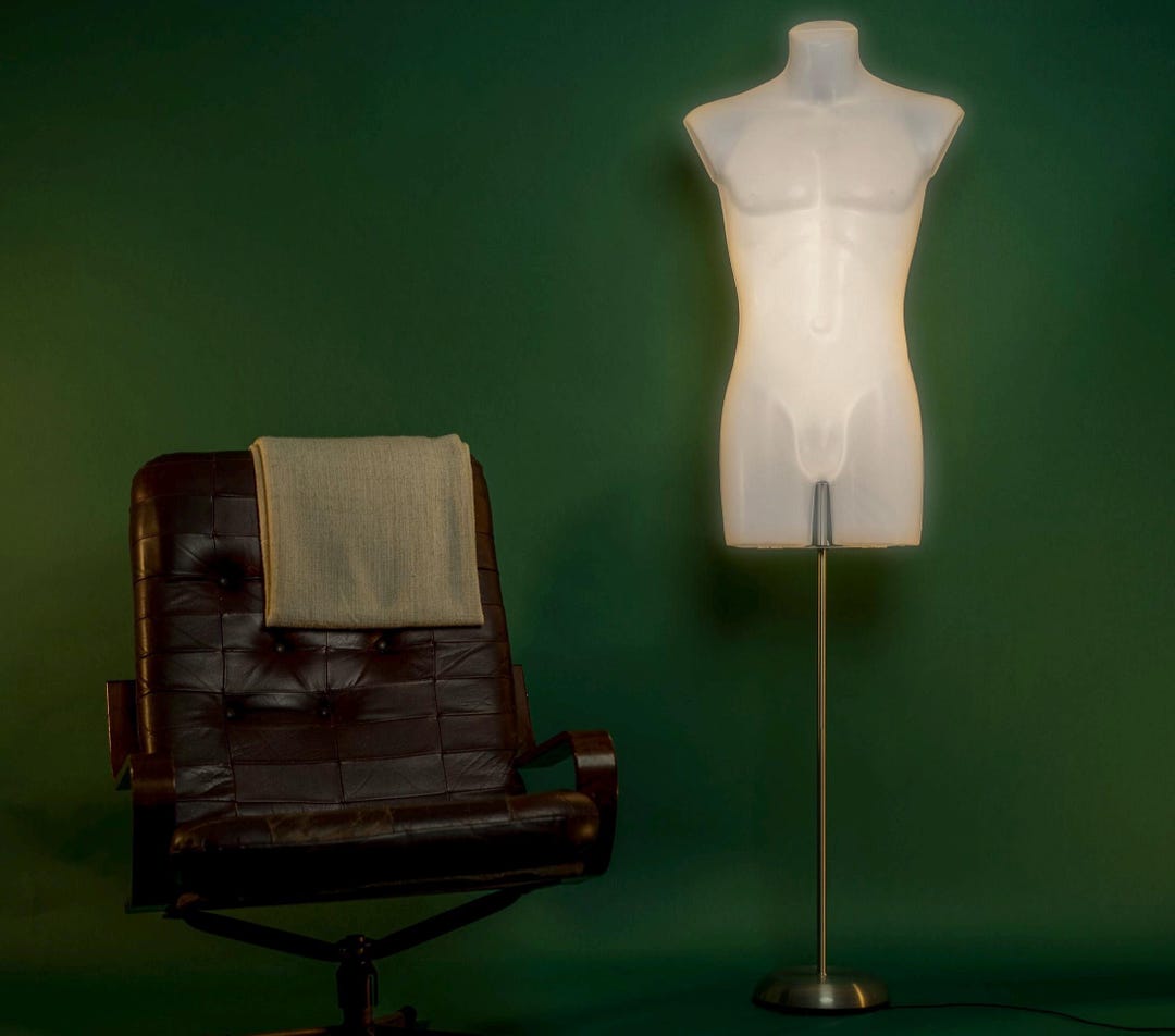 Mannequin Floor Lamp - Male - Etsy
