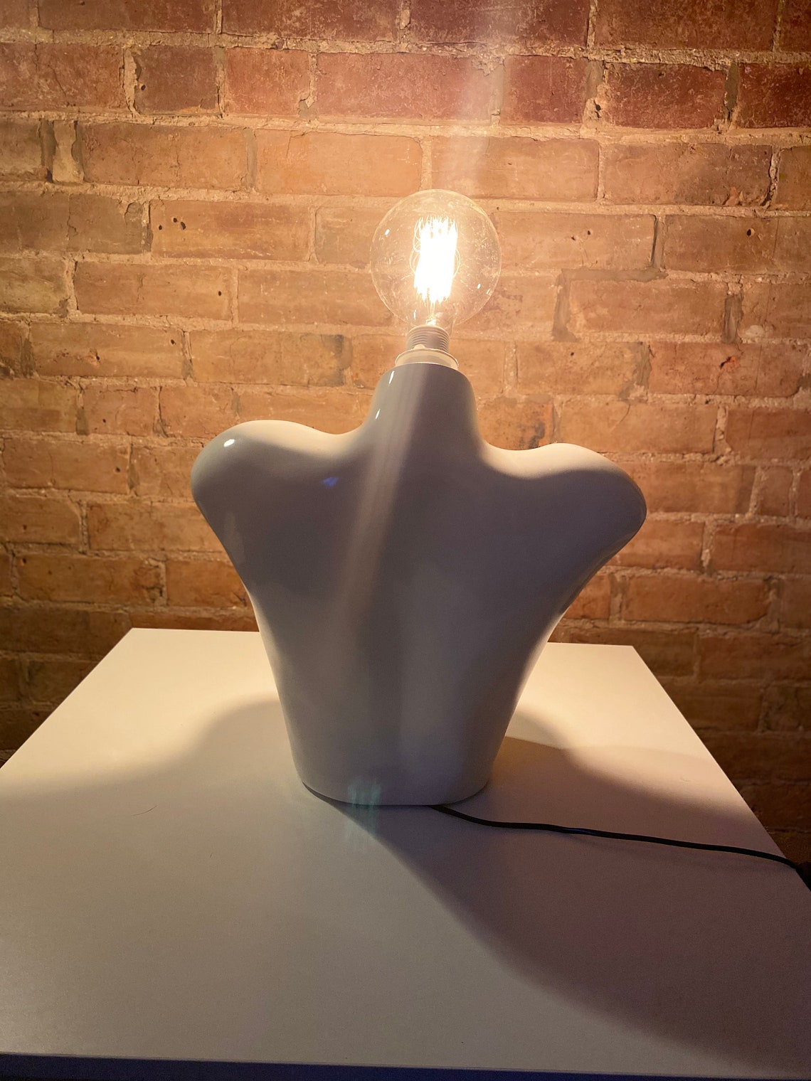 Illuminated Mannequin Table Lamp Filament Style | Etsy