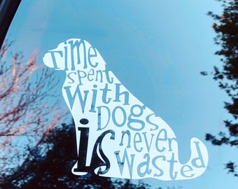 SVG time Spent With Dogs is Never Wasted - Etsy