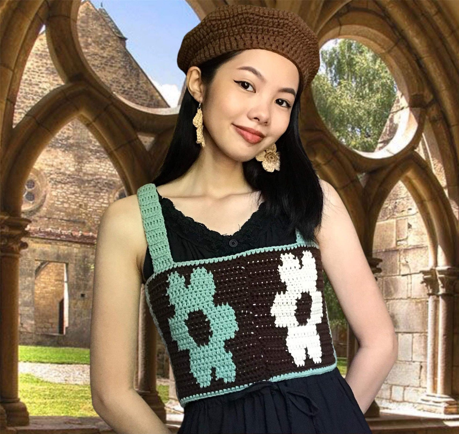 Fleur Cardigan + Top Crochet Pattern by Kim.krochets - Etsy