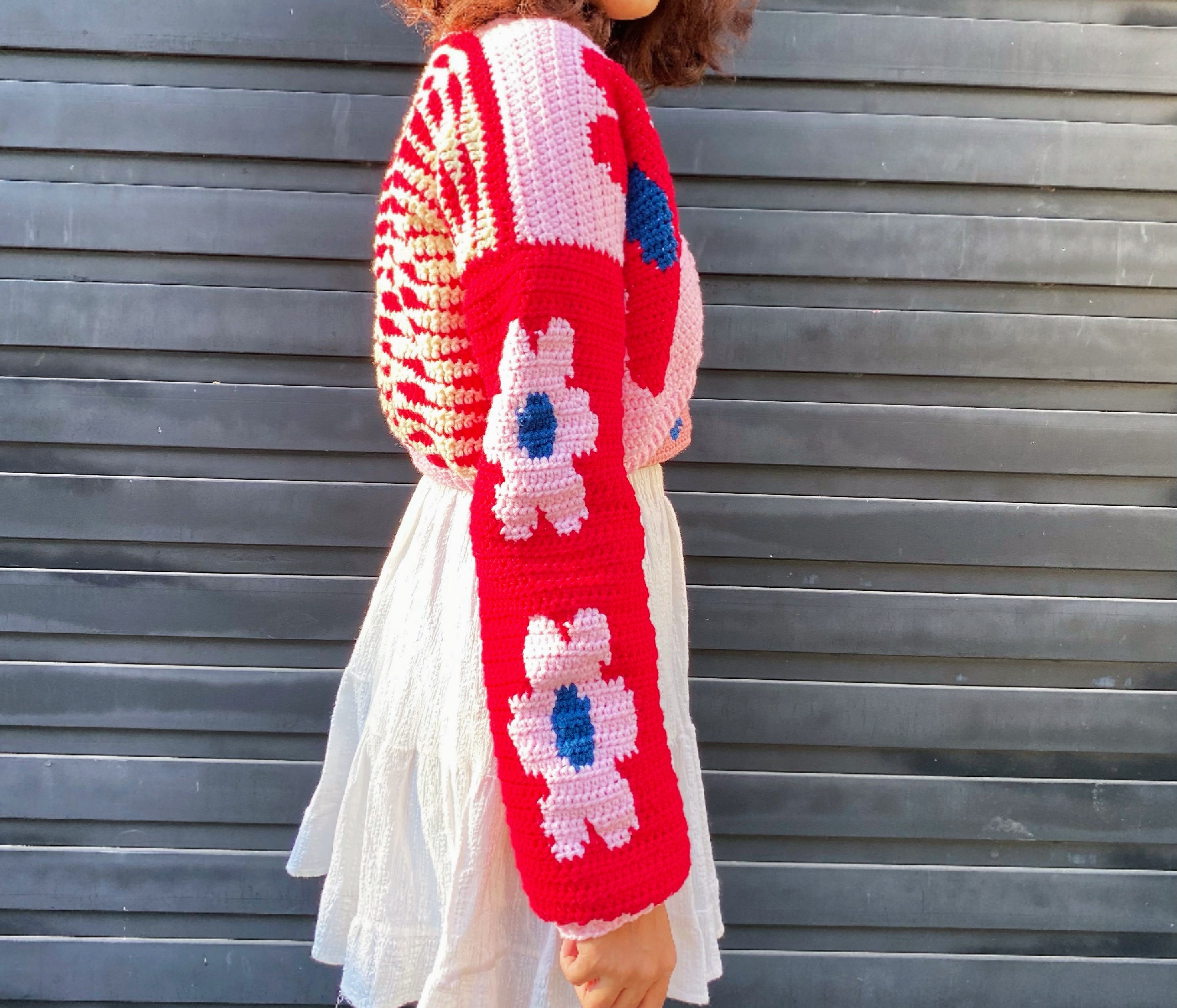 Fleur Cardigan + Top Crochet Pattern by Kim.krochets - Etsy
