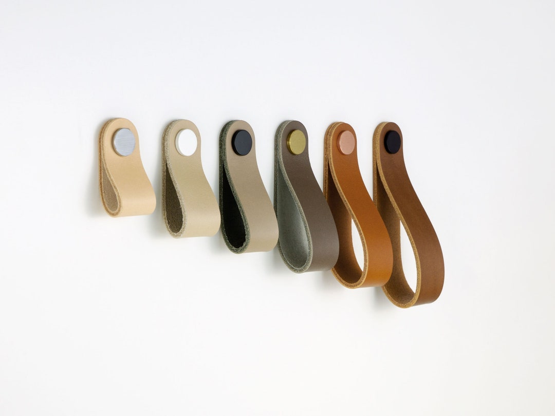 Furniture Leather Pulls Made in Germany, Drawer Knobs and Handles ...