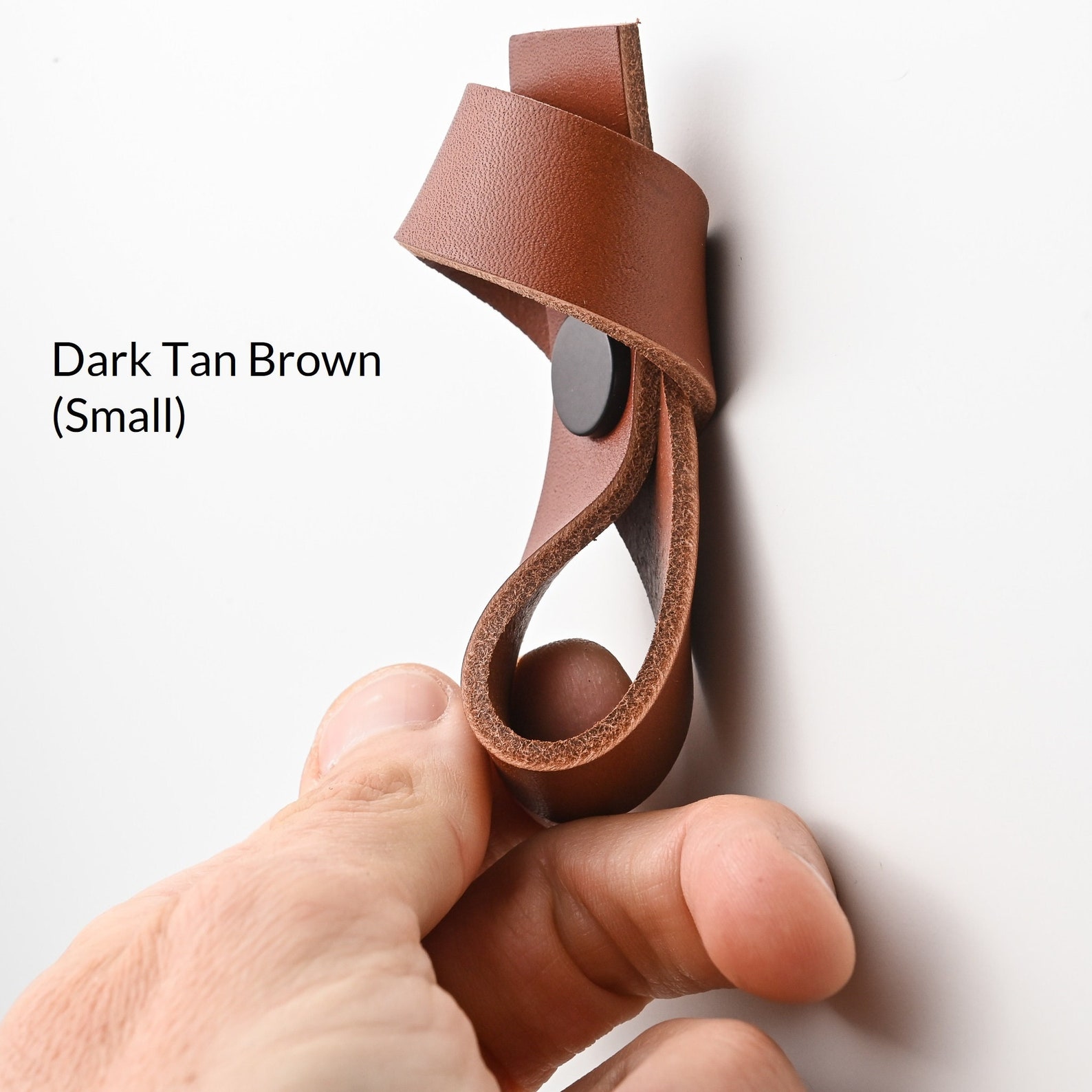 Leather Knoted Pulls / Leather Drawer Pulls / Ledergriffe - Etsy