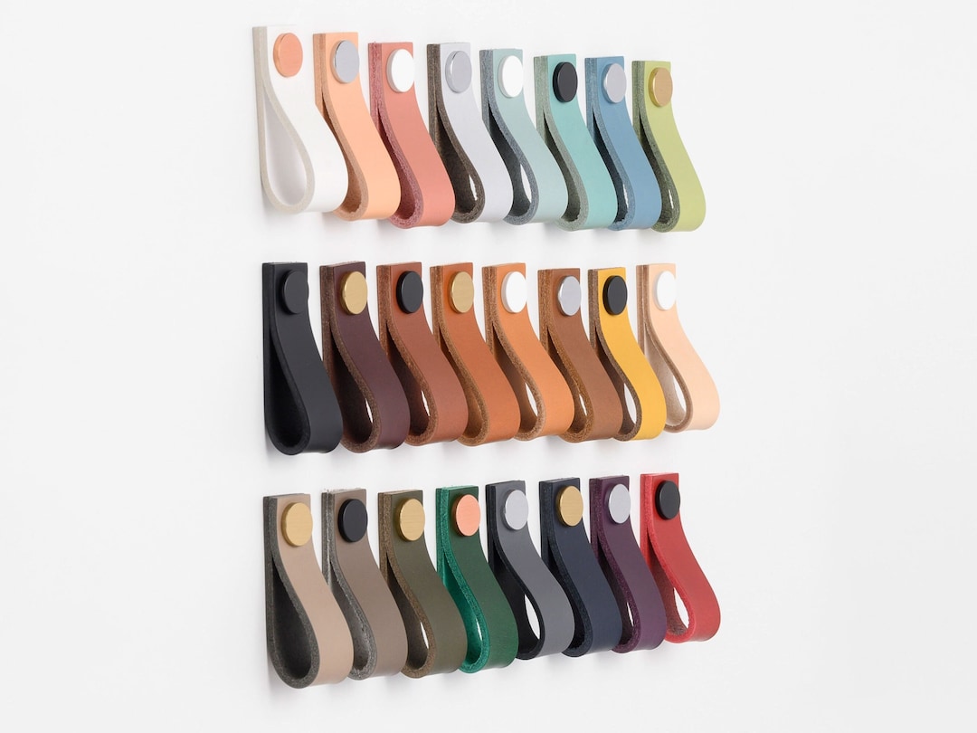 Leather Drawer Pull for Furniture / Handle Upgrade for Pax, Kallax ...