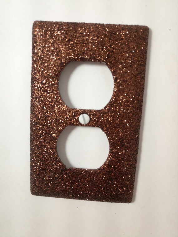 Chocolate Diamond Dark Brown Glitter /bling Light Switch | Etsy