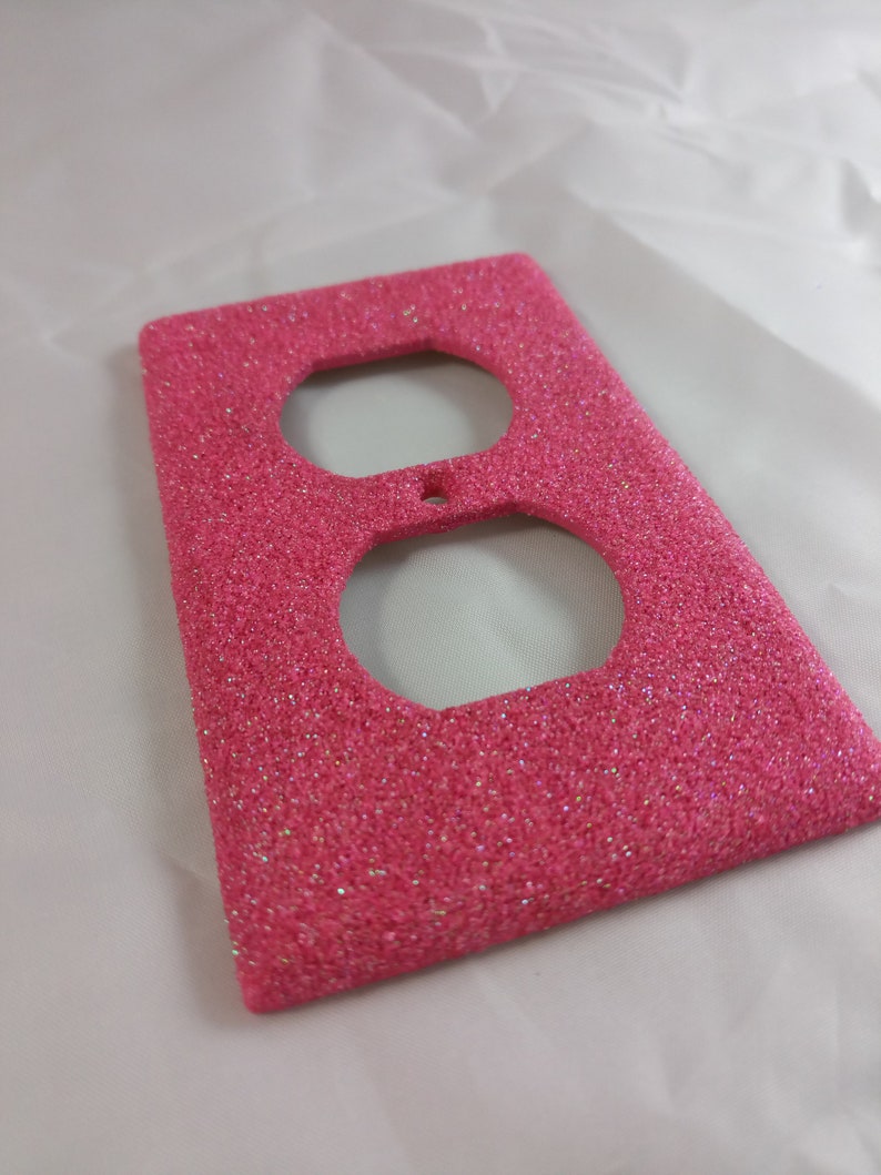 Iridescent Opal Hot Pink Glitter / Sparkle Bling Light Switch - Etsy
