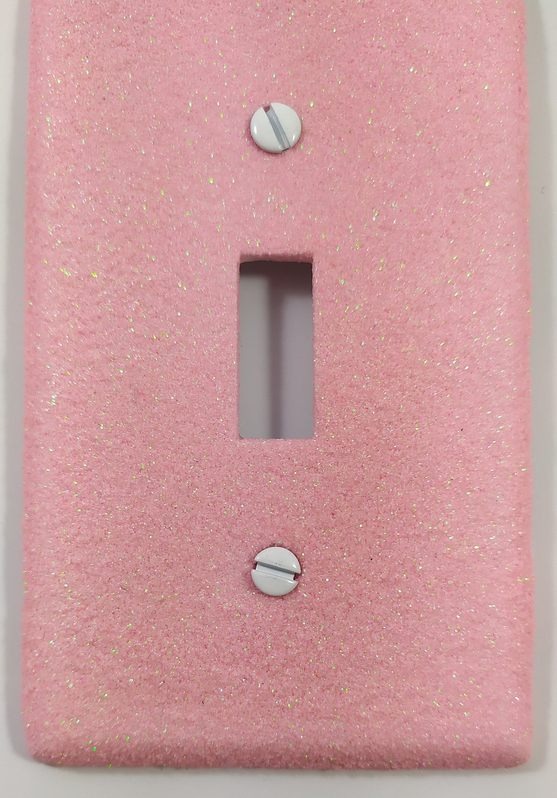 Light Pink Iridescent Glitter Sparkle Bling Light Switch | Etsy