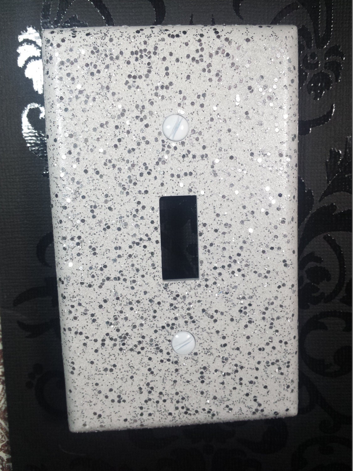Decorative Snow White Bling Light Switch Plates & Outlet - Etsy