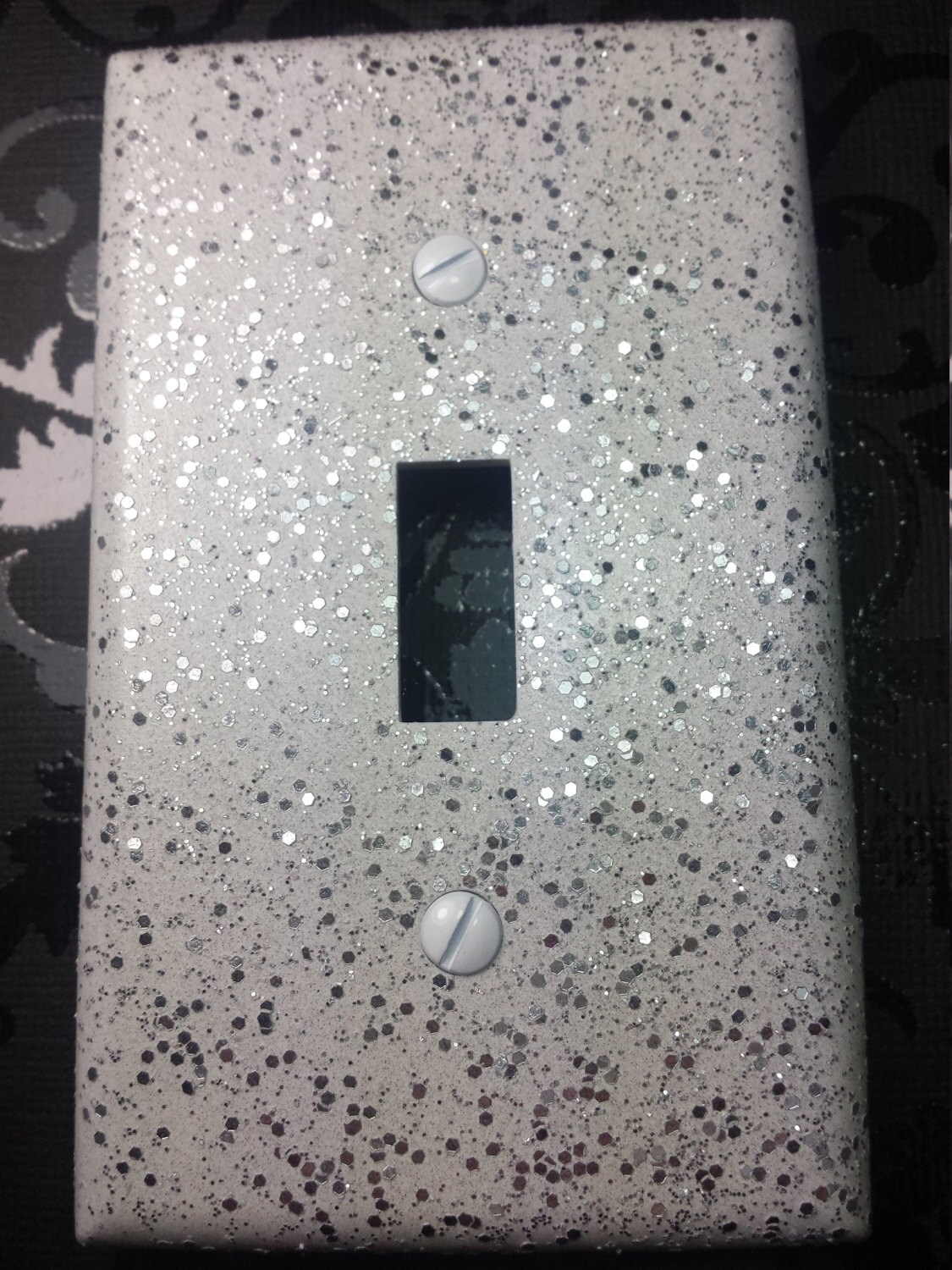 Decorative Snow White Bling Light Switch Plates & Outlet - Etsy