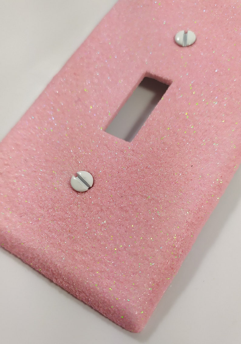 Light Pink Iridescent Glitter Sparkle Bling Light Switch | Etsy
